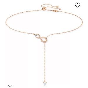 Swarovski Rose Gold-Tone Infinity Symbol & Crystal La… - Gem